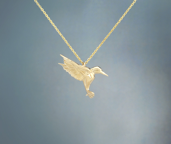 Hummingbird Before the Flower Necklace - Cross Jewelers