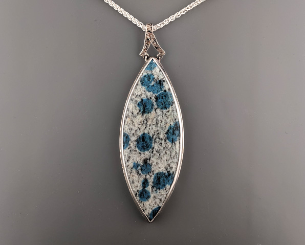Maine Blueberry Stone Necklaces - Cross Jewelers