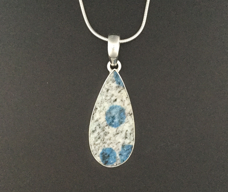 Maine Blueberry Stone Necklaces - Cross Jewelers
