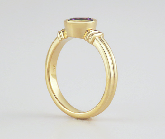 Lady Captain's Maine Amethyst Ring - Cross Jewelers