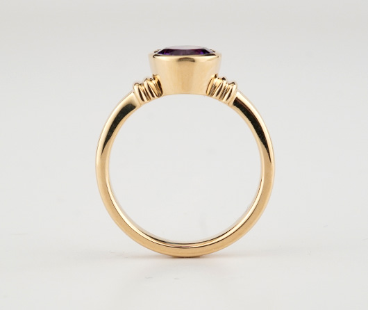Lady Captain’s Maine Amethyst Ring - Cross Jewelers